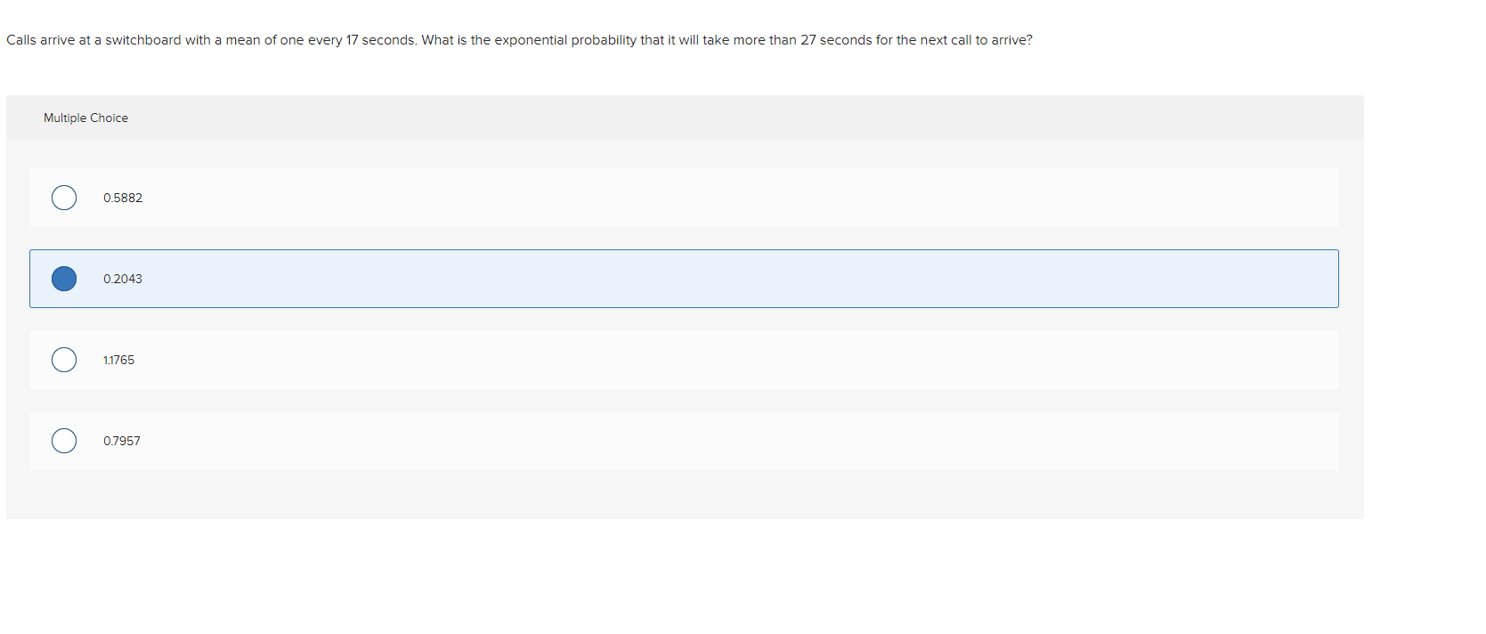 Solved Calls arrive at a switchboard with a mean of one | Chegg.com