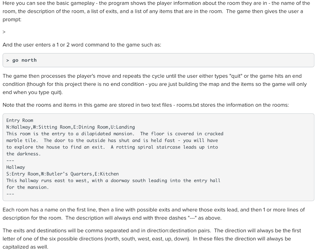 Here you can see the basic gameplay - the program | Chegg.com