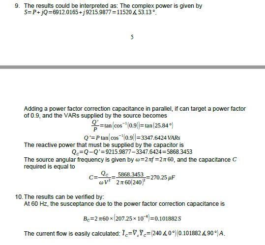 Solved Title: Power factor correction Objective: To perform | Chegg.com