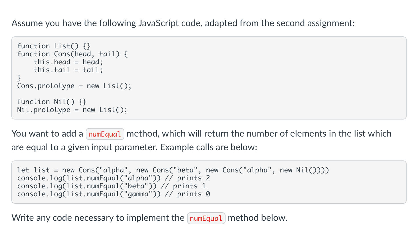 Solved Assume You Have The Following Javascript Code 2362