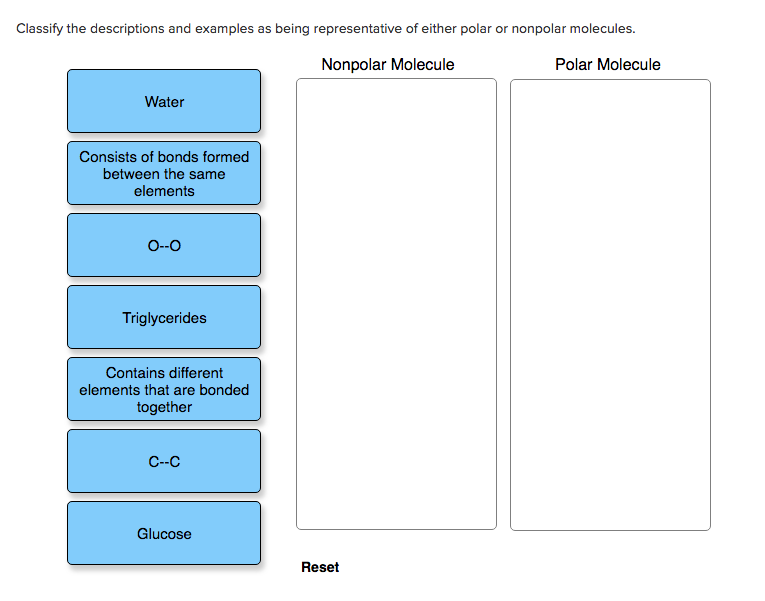 Solved Classify the descriptions and examples as being | Chegg.com