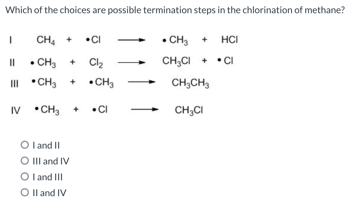Solved Which of the choices are possible termination steps | Chegg.com