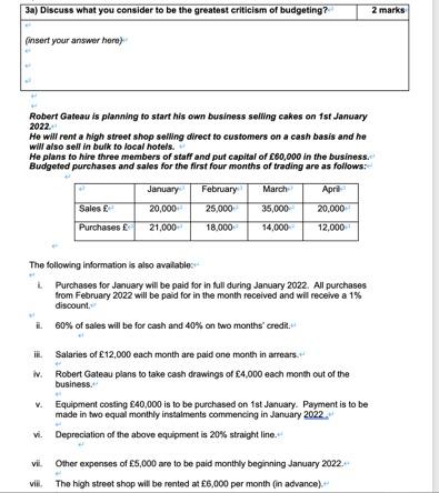 Solved 3a) Discuss what you consider to be the greatest | Chegg.com
