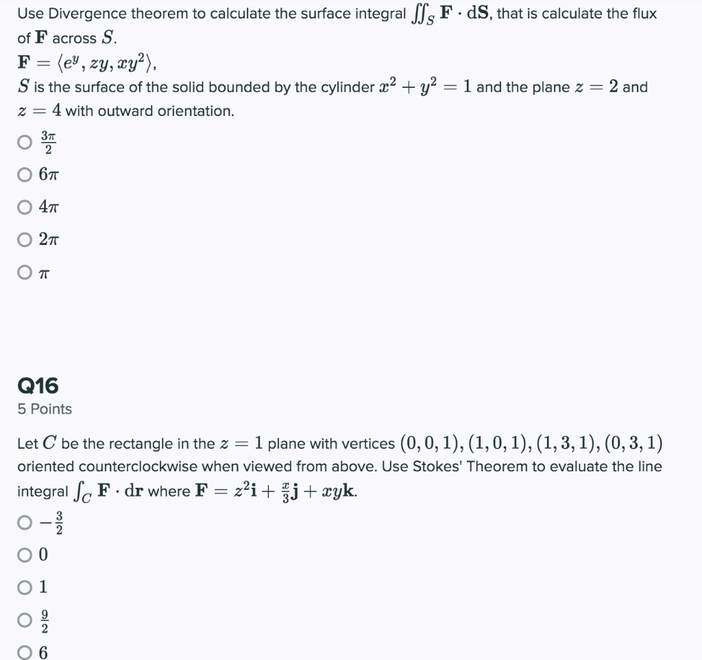 Solved Use Divergence theorem to calculate the surface | Chegg.com