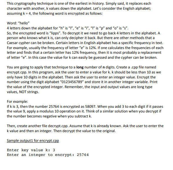 Solved This cryptography technique is one of the earliest in | Chegg.com