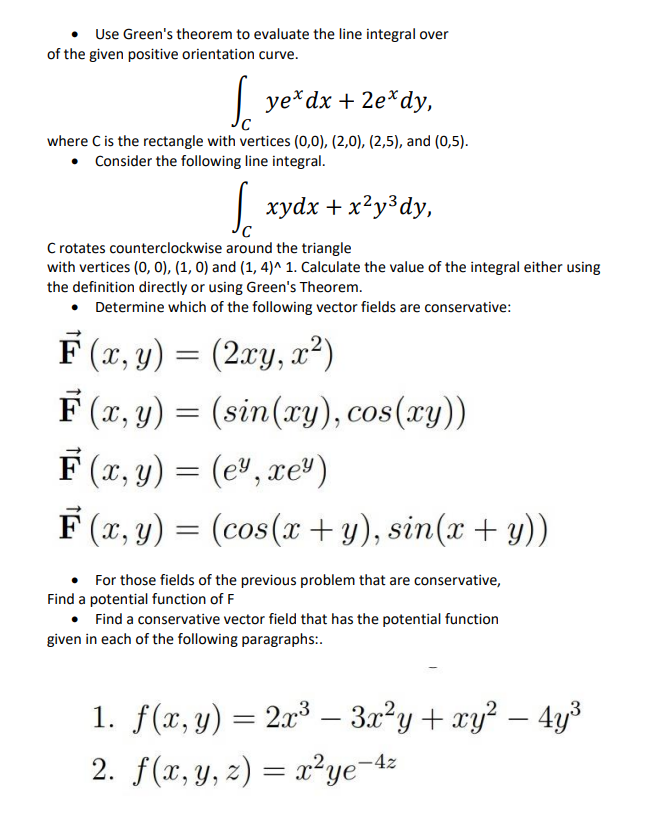 Solved - Use Green's theorem to evaluate the line integral | Chegg.com