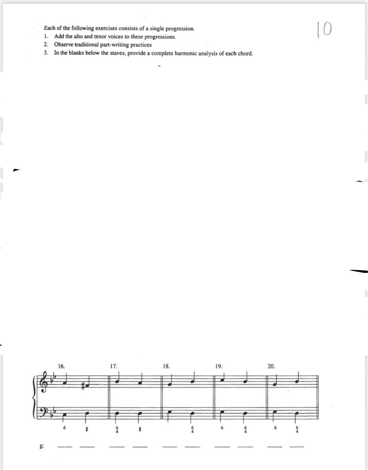 Each of the following exercises consists of a single | Chegg.com