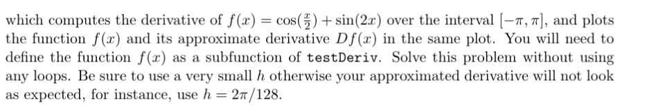 Solved [8 Points ] Subfunctions Functions Handles
