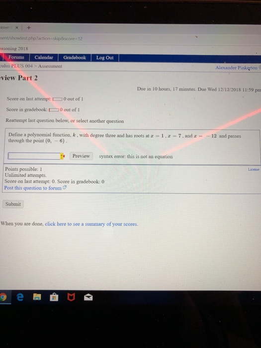 Solved nent/showtest php?action-skip&score 12 asoning 2018 | Chegg.com Solved nent/showtest php?action-skip&score 12 asoning 2018 | Chegg.com