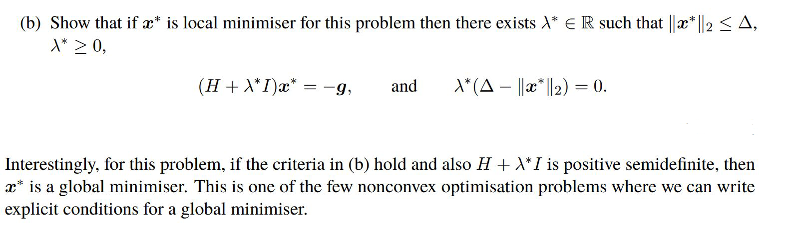 Solved Question 6 Consider the constrained optimisation | Chegg.com