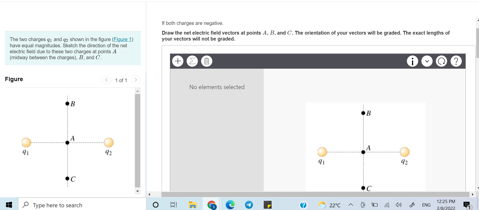 Solved If both charges are negative. Draw the net electric | Chegg.com