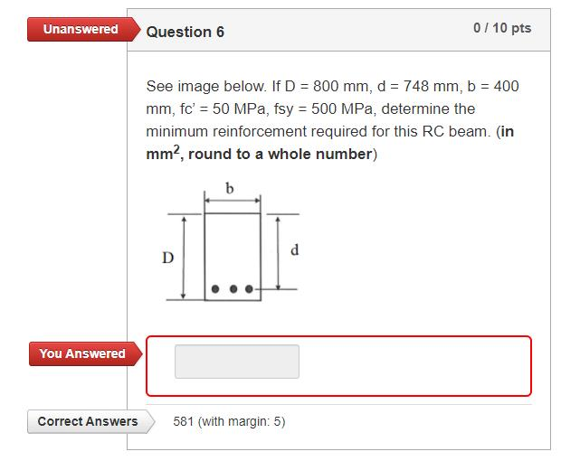 Solved Unanswered Question 6 0 / 10 pts See image below. If | Chegg.com