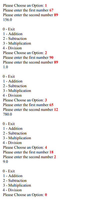 Solved For this project you will develop a calculator that | Chegg.com