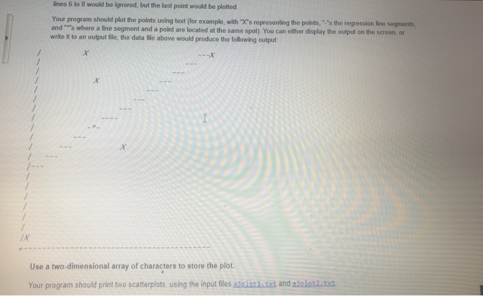 Solved PART B: SCATTERPLOT Write a complete Java program | Chegg.com