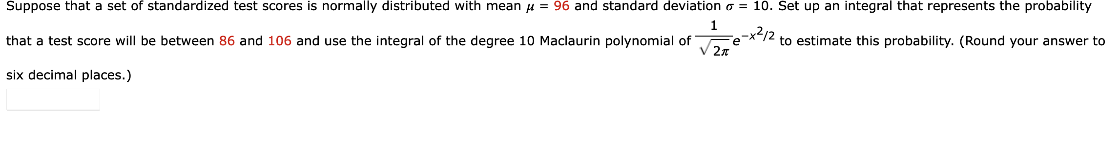 Solved Suppose that a set of standardized test scores is | Chegg.com