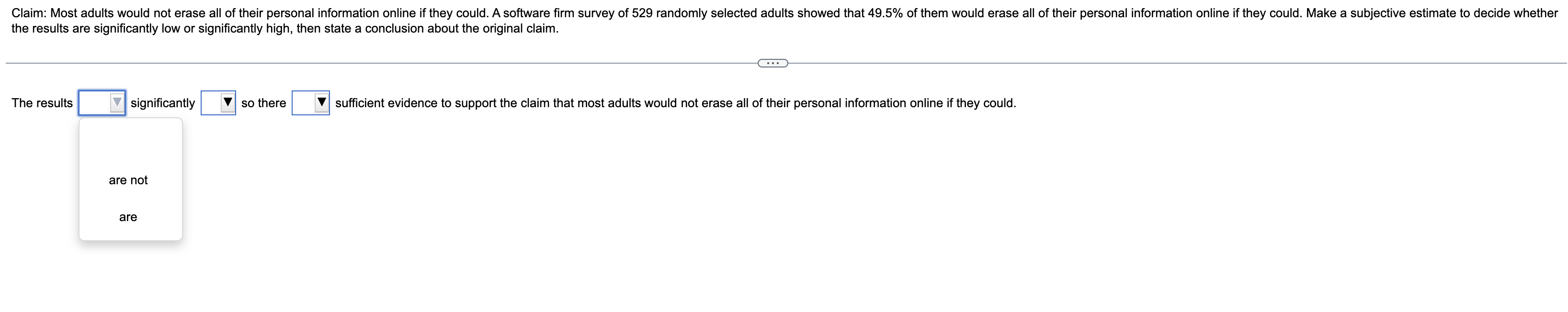 Solved Dropdowns: 1) are are | Chegg.com