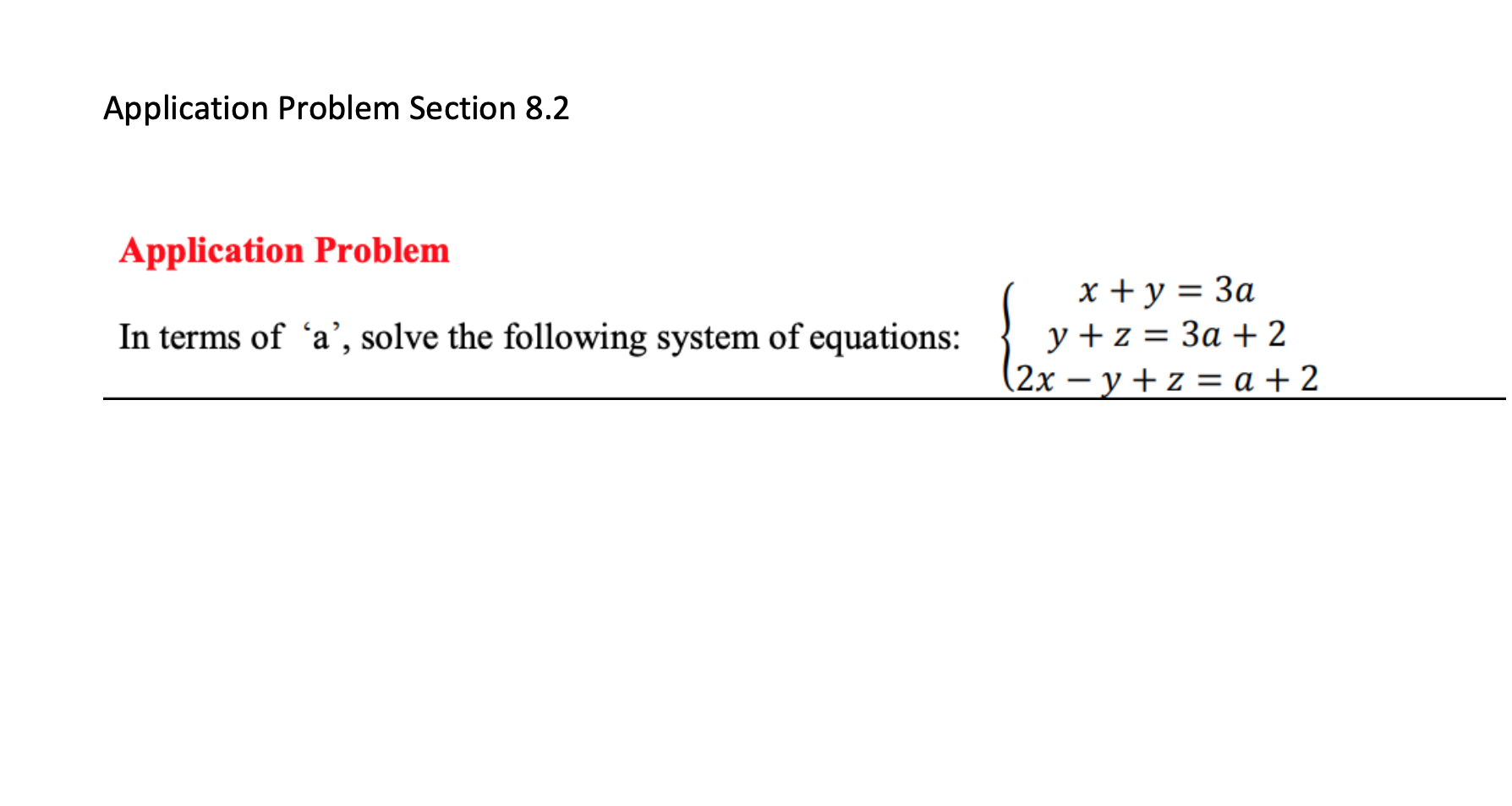 Solved Application Problem Section 8 2application Problemin