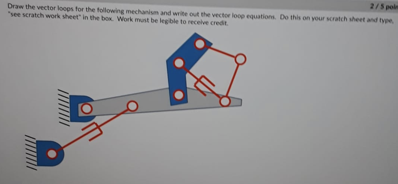 Solved 2/5 poin Draw the vector loops for the following | Chegg.com