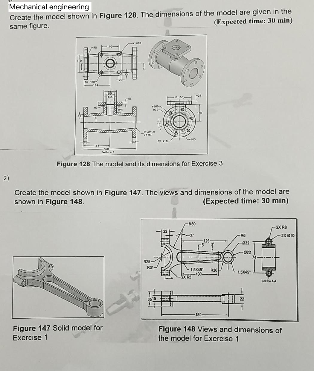 Solved Mechanical engineeringCreate the model shown in | Chegg.com