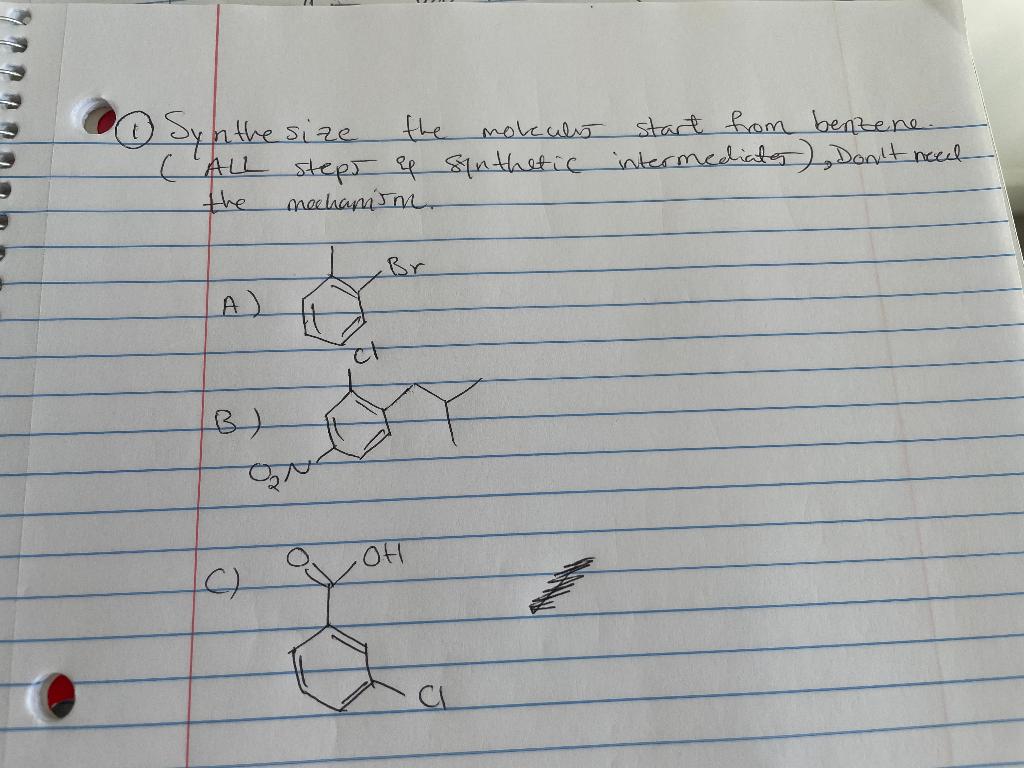 Solved 6 Sy on the size the moleulis start from bentene. | Chegg.com