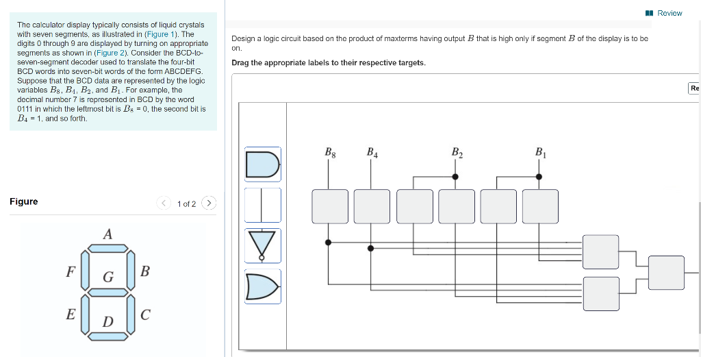 II Review Design a logic circuit based on the product | Chegg.com