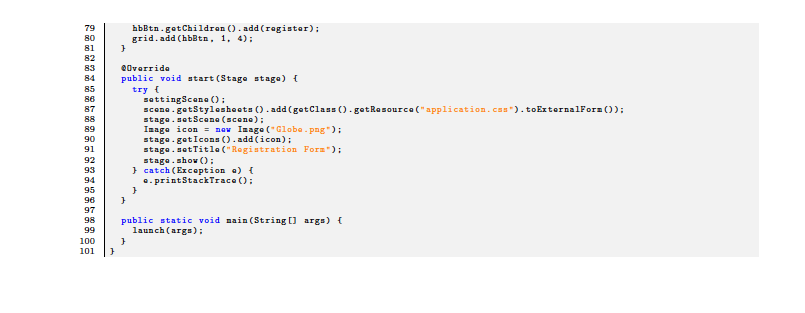 Solved Given the following startup code of a Java classes | Chegg.com