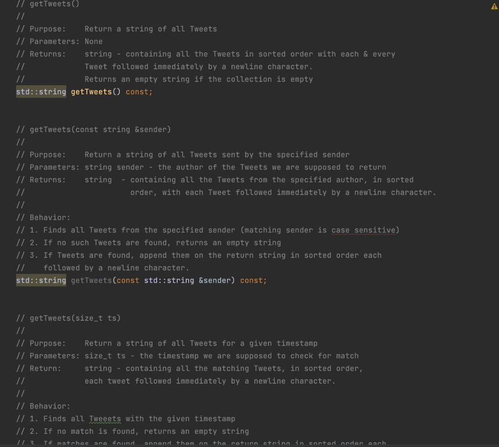 Help me correct the methods pasted below. The .h file | Chegg.com