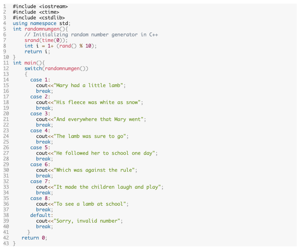 Solved FOR ALL PROJECTS: Please have your program print a | Chegg.com