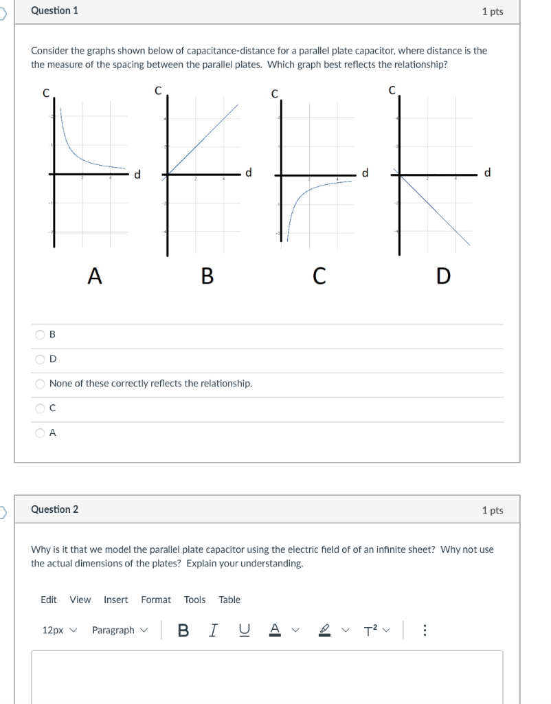 Solved Consider the graphs shown below of | Chegg.com