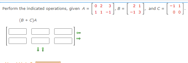 Solved Perform the indicated operations, given | Chegg.com