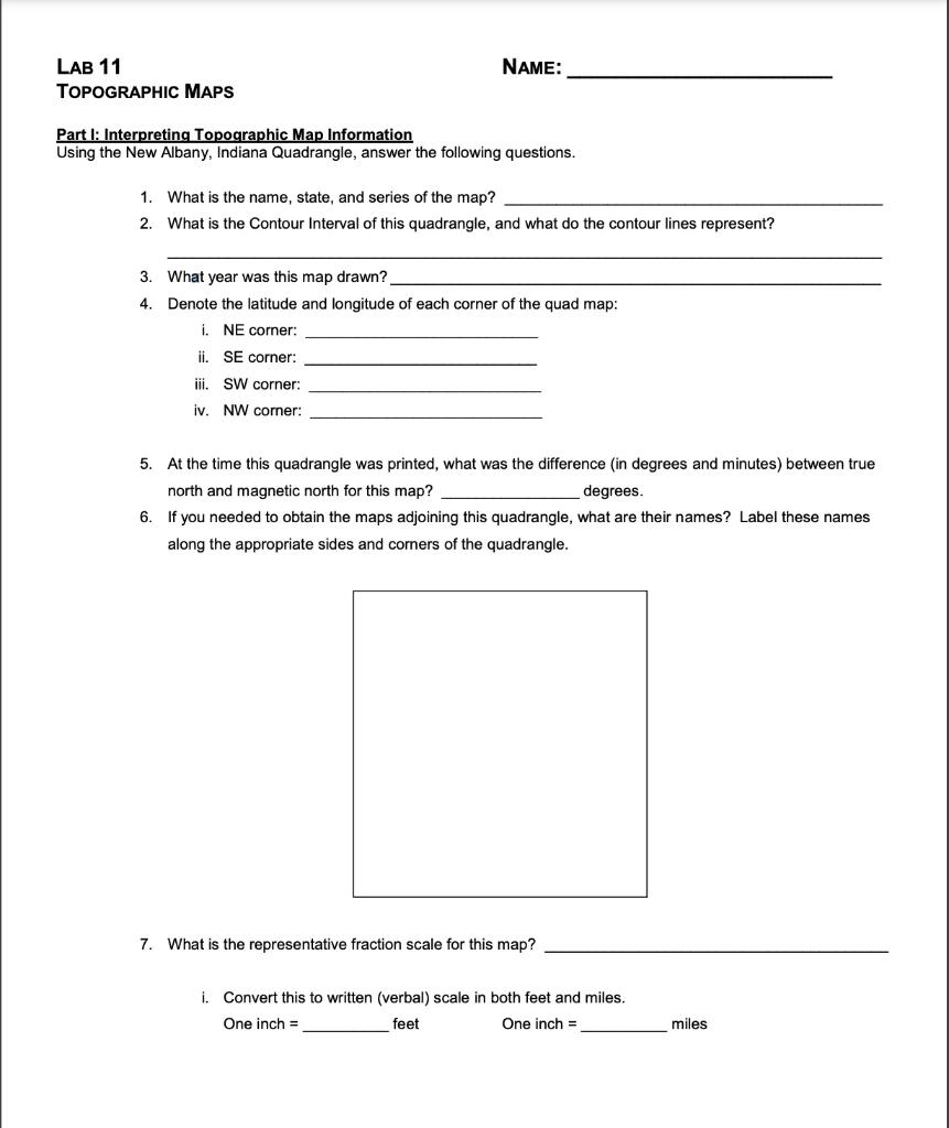 Solved UNITED STATES DEPARTMENT OF THE INTERIOR GEOLOGICAL | Chegg.com