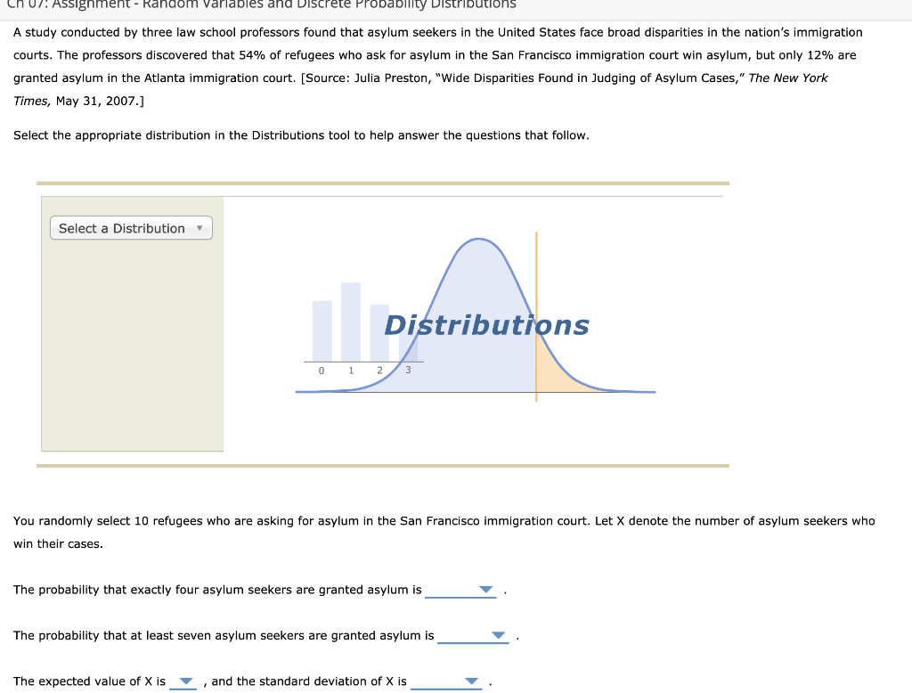 Solved Ch 07: Assignment - Random variables and Discrete | Chegg.com