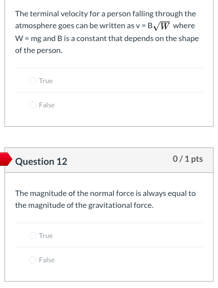 Solved If the net force acting on an object is zero, the | Chegg.com