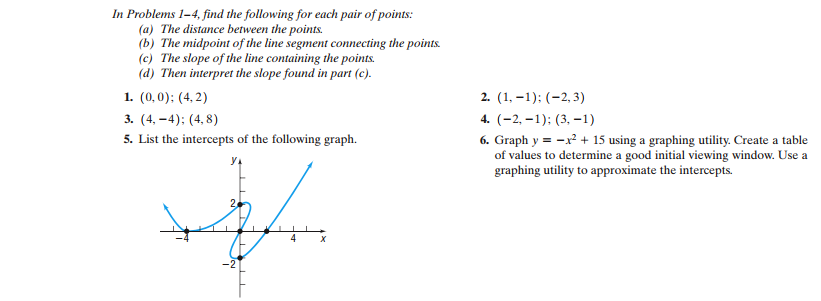Solved In Problens 1-4, find the following for each pair of | Chegg.com Solved In Problens 1-4, find the following for each pair of | Chegg.com