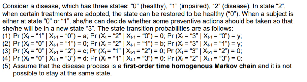 Can you compute the stationary distribution (the | Chegg.com
