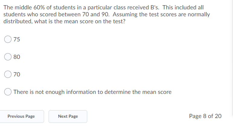 Solved The middle 60% of students in a particular class | Chegg.com