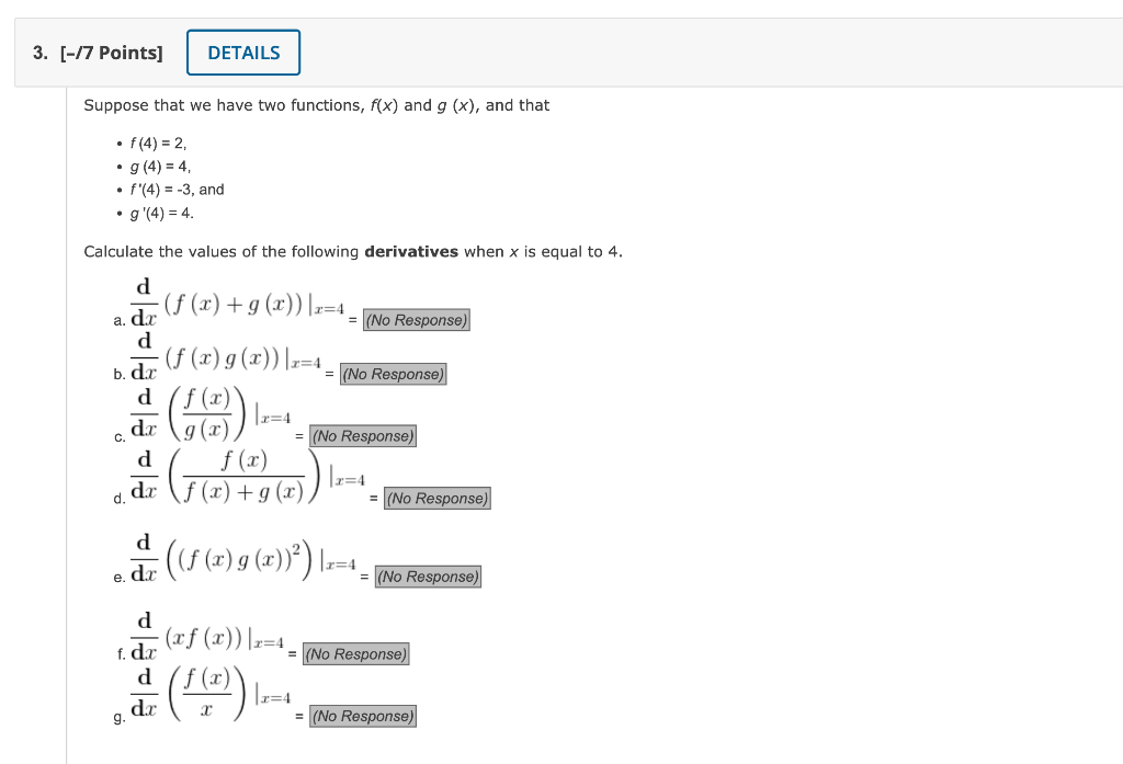 Solved Suppose that we have two functions, f(x) and g(x), | Chegg.com