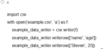 Solved Which of the following is the correct syntax to read | Chegg.com