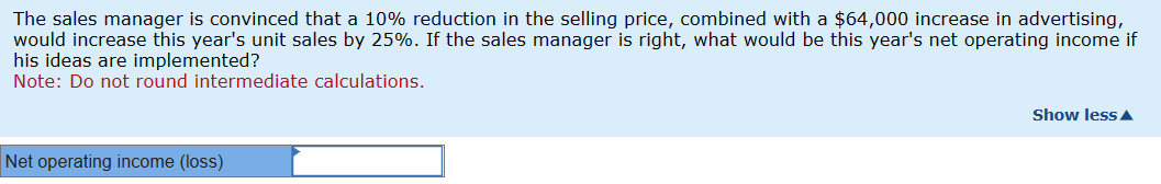 Solved Problem 2-23 (Algo) CVP Applications; Contribution | Chegg.com