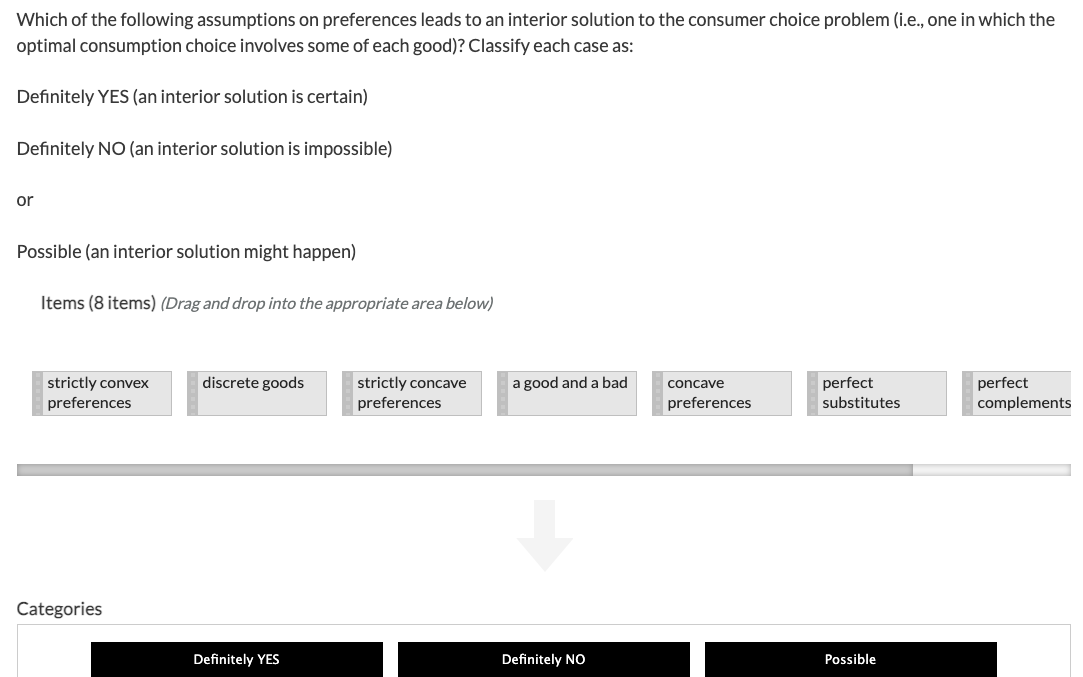Solved Which of the following assumptions on preferences | Chegg.com