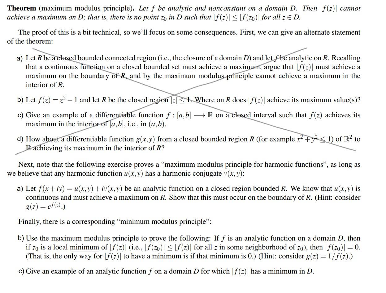 Solved Next, note that the following exercise proves a | Chegg.com