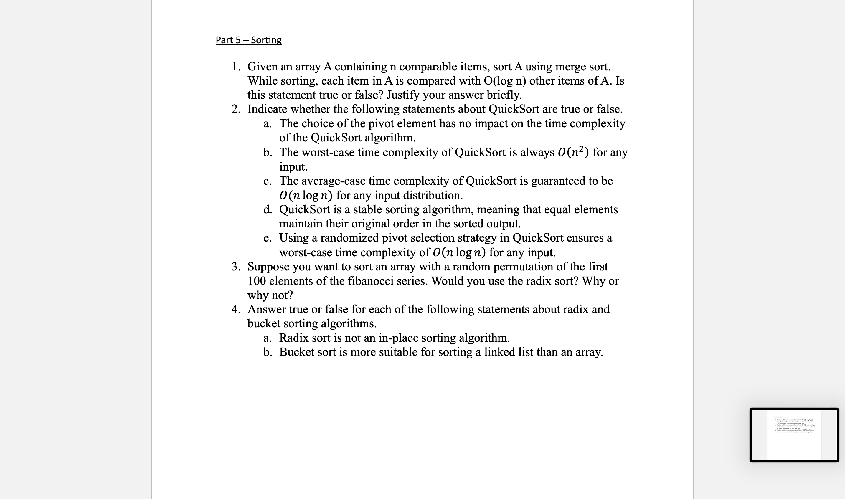 Solved 1 Consider The Following Recursion Relation 