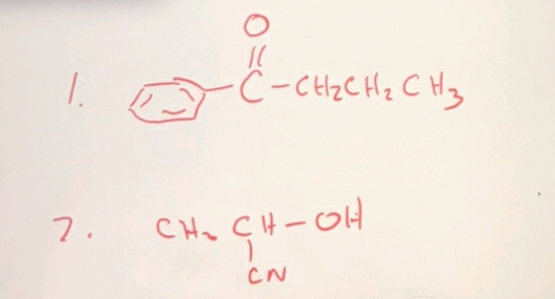 Solved С- C - CH2 CH₂ CH₂ 2. Cho Cho | Chegg.com