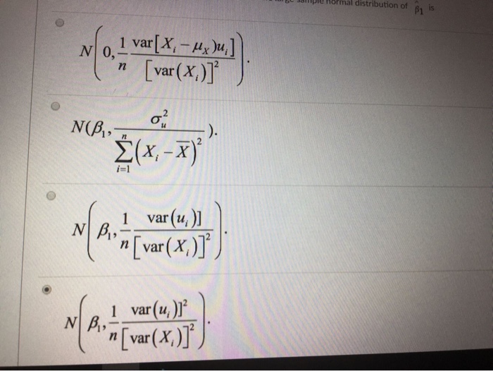 Solved Question 8 If the three least squares assumptions | Chegg.com