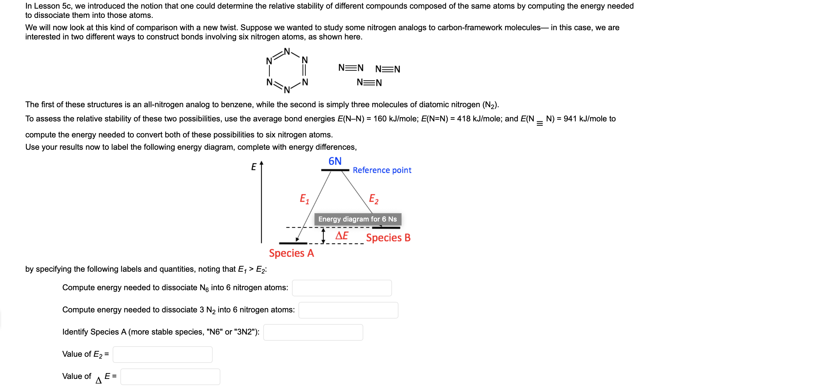 Solved In Lesson 5c, we introduced the notion that one could | Chegg.com