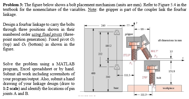 Problem 3: The figure below shows a bolt placement | Chegg.com