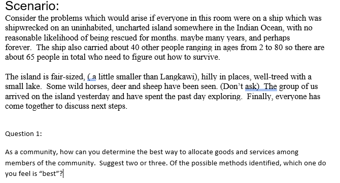 Solved Scenario: Consider the problems which would arise if | Chegg.com