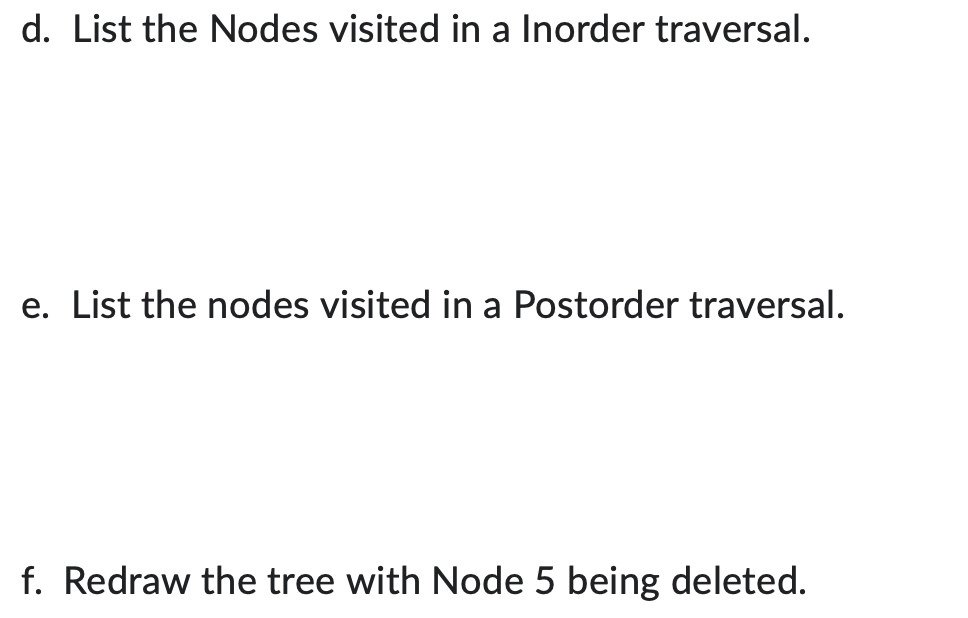Solved Consider the following BST a. Is the tree complete, | Chegg.com