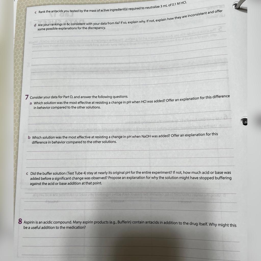 Solved Lab Section Date Data and Observations Part A | Chegg.com