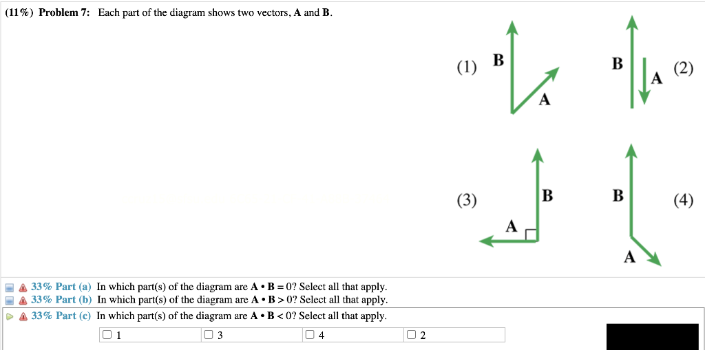Solved (11\%) Problem 7: Each part of the diagram shows two | Chegg.com Solved (11\%) Problem 7: Each part of the diagram shows two | Chegg.com